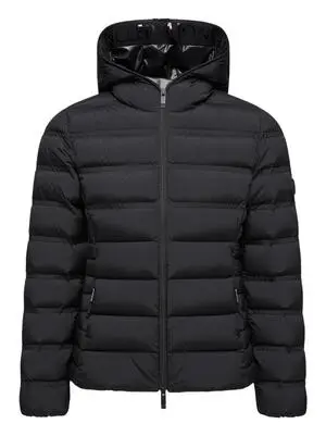 Moncler Alete Hooded Short Down Jacket - Black