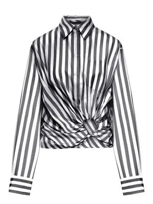 Sportmax Striped Shirt - Gray