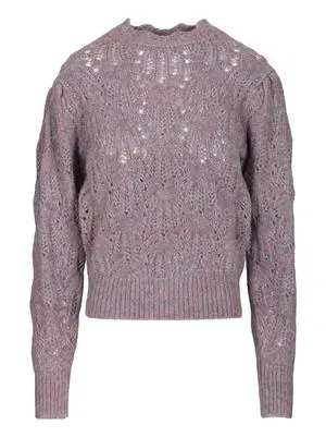 ISABEL MARANT ÉTOILE Isabel Marant Puff Sleeve Open-Knit Sweater