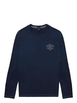 Emporio Armani Logo Details Long-sleeved T-shirt - Black