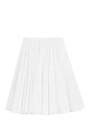 AMI Paris Midi Corolla Skirt - White