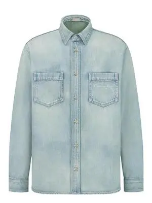 DIOR Dior Homme Button-Up Denim Shirt