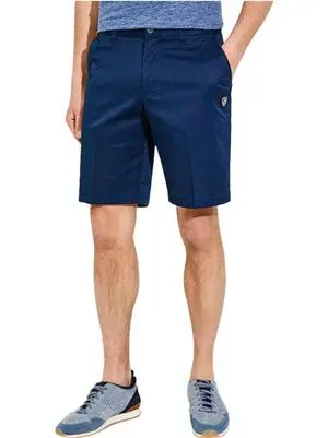 EA7 Logo Patch Shorts - Blue