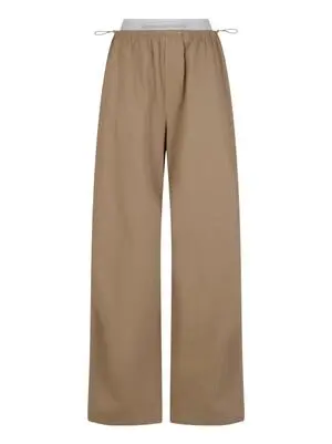 Alexander Wang Double Layer Waist Trousers - Warm Taupe
