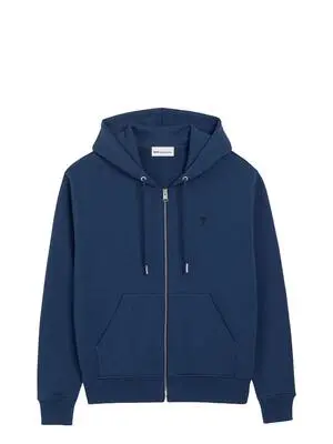 Ami De Coeur Zipped Hoodie - Ink