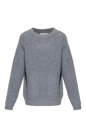 LISA YANG Soren Textured Knitted Sweater - Grey