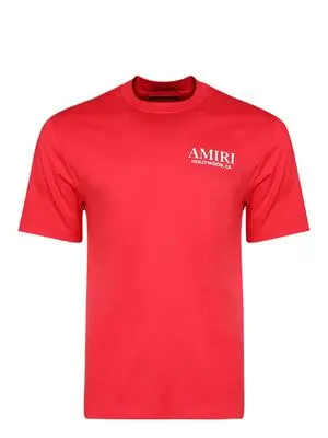 Amiri Logo Bones Print T-shirt - Red