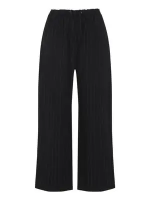 Studio Nicholson Sonny Striped Drawstring Pants - Black