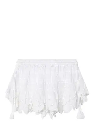 Isabel Marant Étoile Puria" Ruffled Broderie Anglaise Skort - White