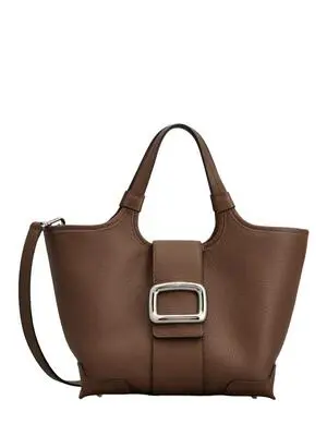 ROGER VIVIER Viv' Choc Mini Shopping Bag - Brown