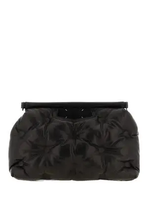 MAISON MARGIELA Quilted Leather Shoulder Bag - Black