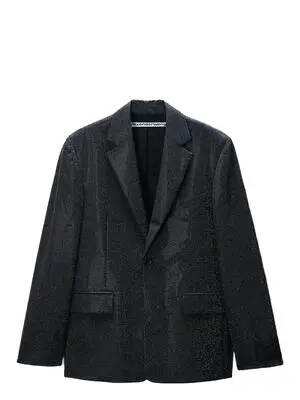 Alexander Wang Sequin-embellished Oversized Blazer - Grey