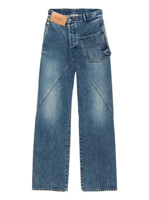 J.W.ANDERSON Twisted Workwear Jeans - Medium Blue