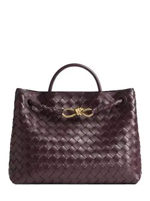 Bottega Veneta Bottega Veneta Andiamo Medium Shoulder Bag Dark Barolo