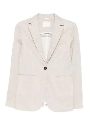 CIRCOLO 1901 Single-breasted Blazer - White