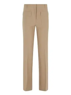 SEMICOUTURE Belted Casual Pants - Nude