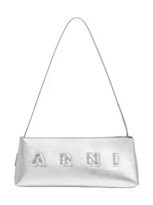 Marni Museo Baguette Shoulder Bag - Silver
