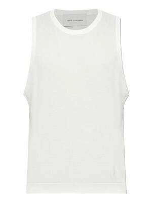 AMI Paris Sleeveless Tank Top - White