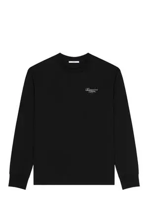 Givenchy Stamp Printed Long-sleeved T-shirt - Black