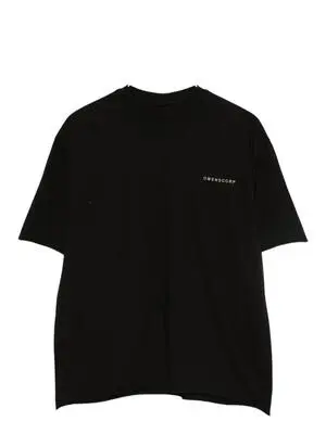 RICK OWENS Rick Owens Logo Detail Raw-Edge T-Shirt