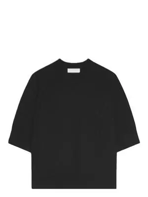 Dries Van Noten Short-sleeved Knitted Jumper - Black