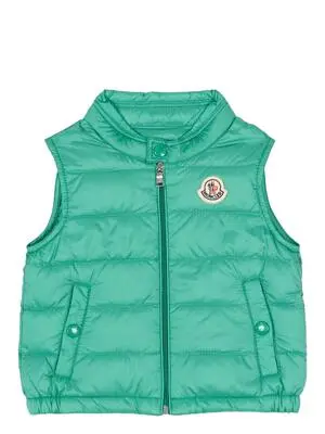 Moncler Amaury Packable Down Vest - Green