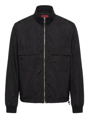 Gucci Logo Baseball Jacket - Black