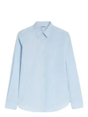 JIL SANDER Lightweight Poplin Shirt - Sky