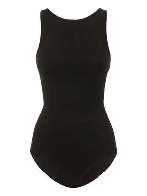 AGOLDE Agolde Ribbed Sleeveless Bodysuit With Snap Closure