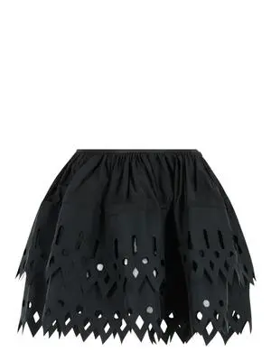 Blumarine Layered Mini Skirt - Black