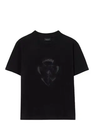 Gucci Cotton Jersey T-shirt With Crest Detailing - Black