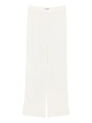 Issey Miyake Pleated Straight-leg Pants - White