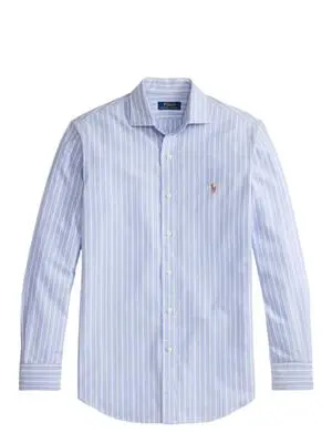 Polo Ralph Lauren Striped Long-sleeved Shirt - Light Blue