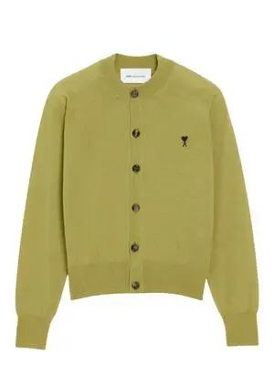 AMI Ami Paris Ami De Coeur Crewneck Cardigan