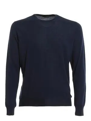 DRUMOHR Crewneck Long-sleeve Knitted Sweater - Black