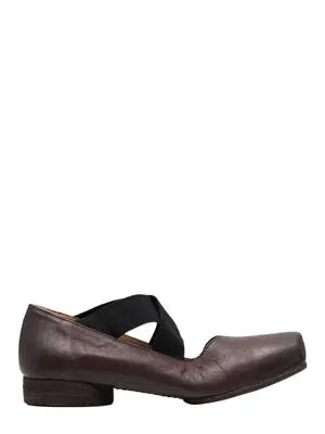 UMA WANG Square-toed Ballet Flats - Black