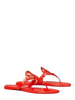 Tory Burch Tory Burch Round Toe Flip Flops Red