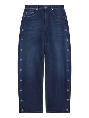 SPORTMAX Sportmax Lichene Jeans With Logo Patch