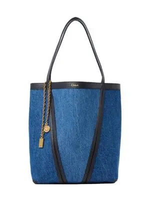 Chloé Double-handled Tote Bag - Ash Blue