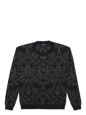 Emporio Armani Logo Knitted Pullover - Black