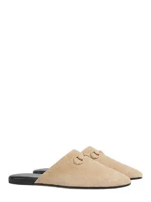 Gucci Horsebit Mule - Nude