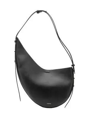 Soeur Asymmetrical Shoulder Bag - Black