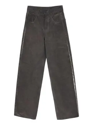UMA WANG Uma Wang Belted Jeans With Five Pockets Black