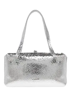 JIL SANDER Jil Sander Logo Lettering Tote Bag Gray