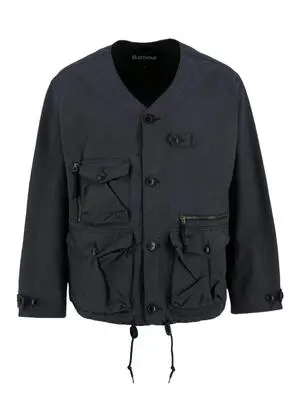 Barbour Endurance Button Multi-pocket Jacket - Black