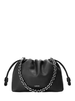 Loewe Flamenco Medium Shoulder Bag - Black