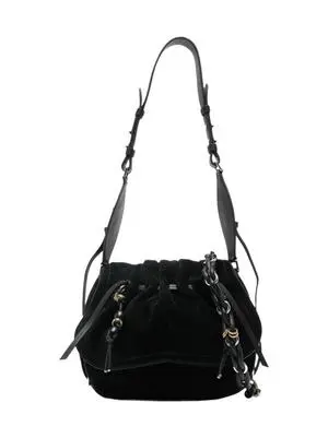 Isabel Marant Étoile Bolton Suede Shoulder Bag - Black