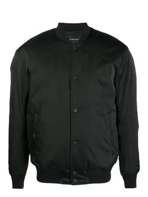 Emporio Armani Long-sleeved Bomber Jacket - Black