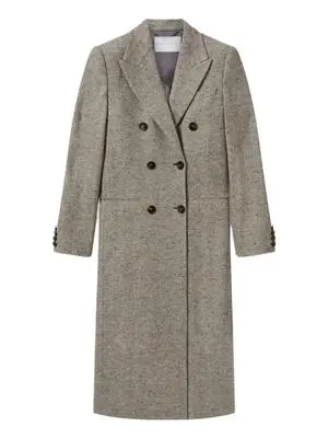 STELLA MCCARTNEY Stella McCartney Double-Breasted Tweed Overcoat