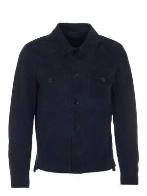 TOM FORD Long Sleeved Buttoned Jacket - Black
